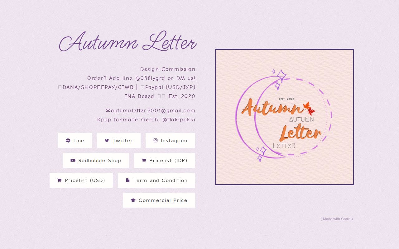 Autumn Letter